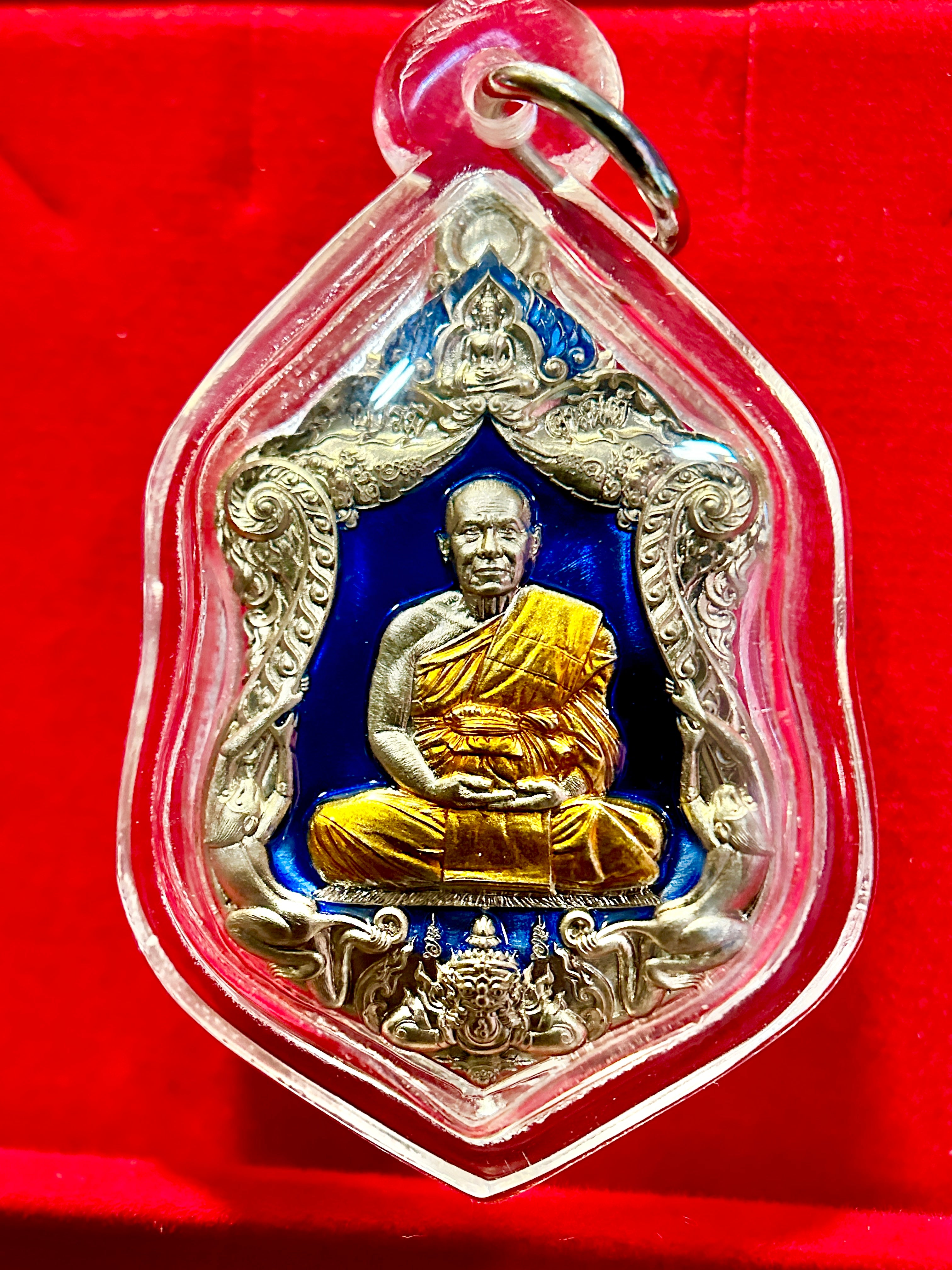 Luang Phor Anan & Hanuman – Courage & Protection – Blessed Thai Amulets